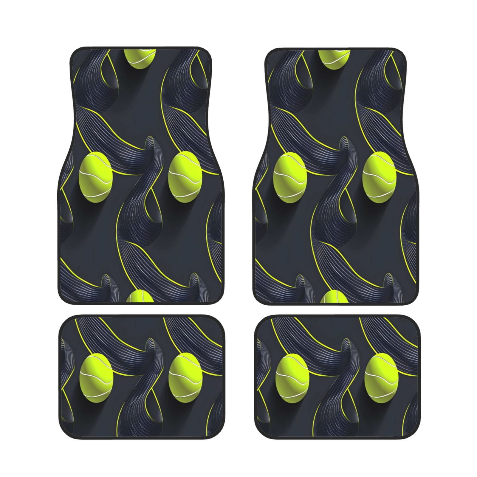 General 4pc Car Floor Mat Rubber Anti-Skid Waterproof To Keep The Car ...