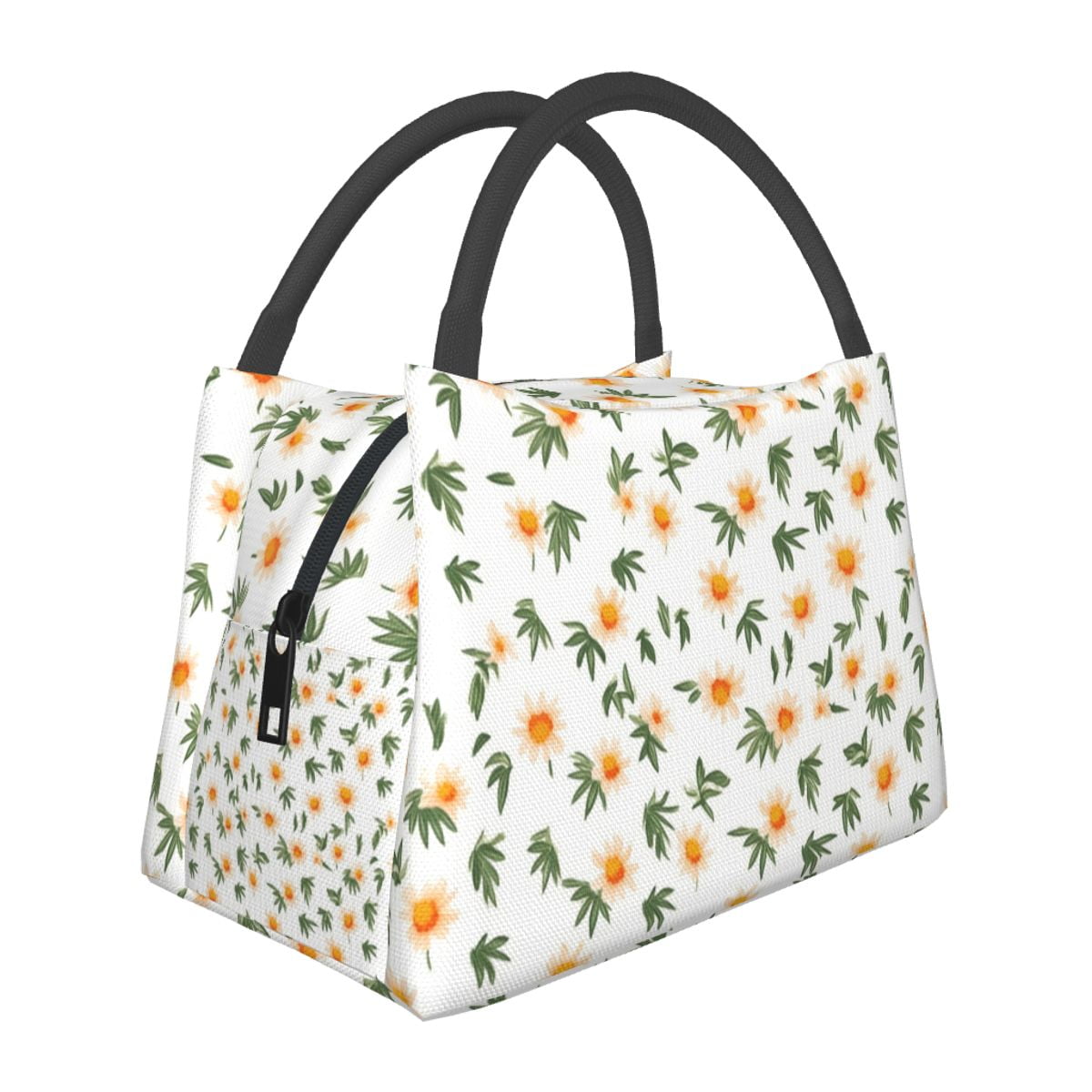 General Aunt Kri Kri Daisies and Leaves Retro Seamless Pattern Simple 1 ...