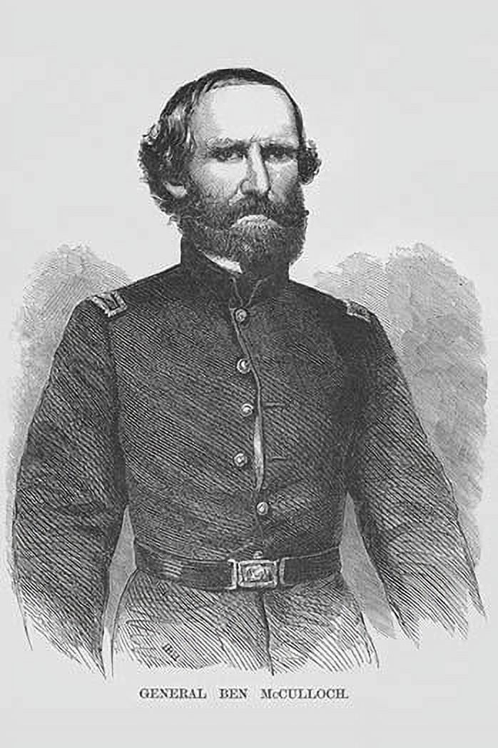 General Ben McCulloch-Fine Art Canvas Print (20" x 30") - Walmart.com