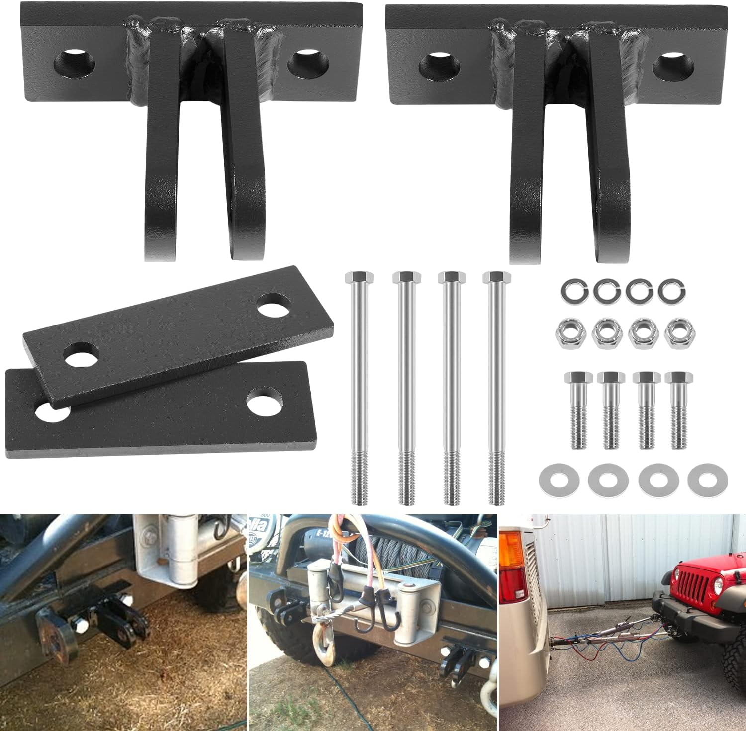 General Bolt-On Base Plate Tow Bar Purpose Adapter Kit Fit For Blue Ox ...