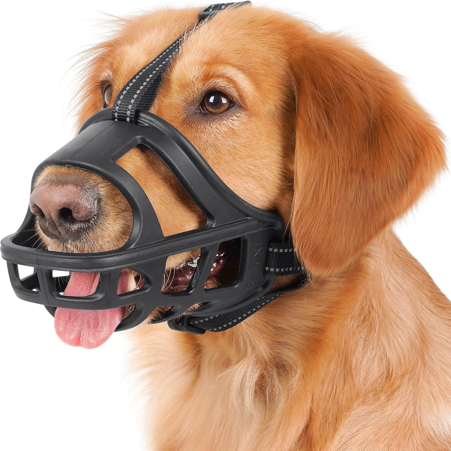 General Dog Basket Muzzle for Medium & Large Dogs, Humane Cage Muzzle ...