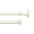General Double Curtain Rod Set with Trumpet Finials ,Multiple Lengths ...
