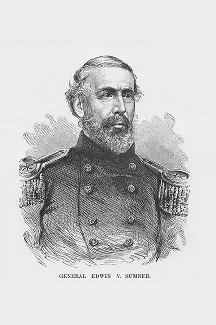 General Edwin V. Sumner-Fine Art Canvas Print (20" x 30") - Walmart.com