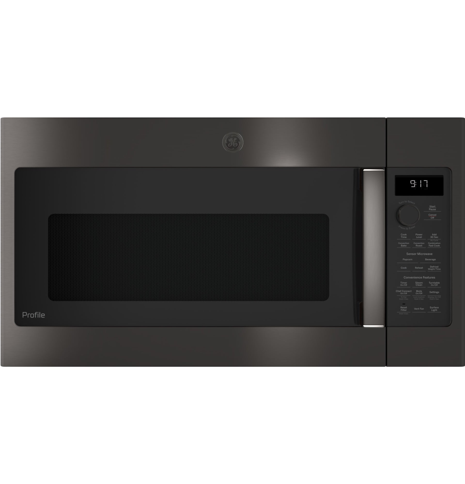 GE, Over The Range Microwave Oven, 1.7 cu ft, Black Stainless - Walmart.com