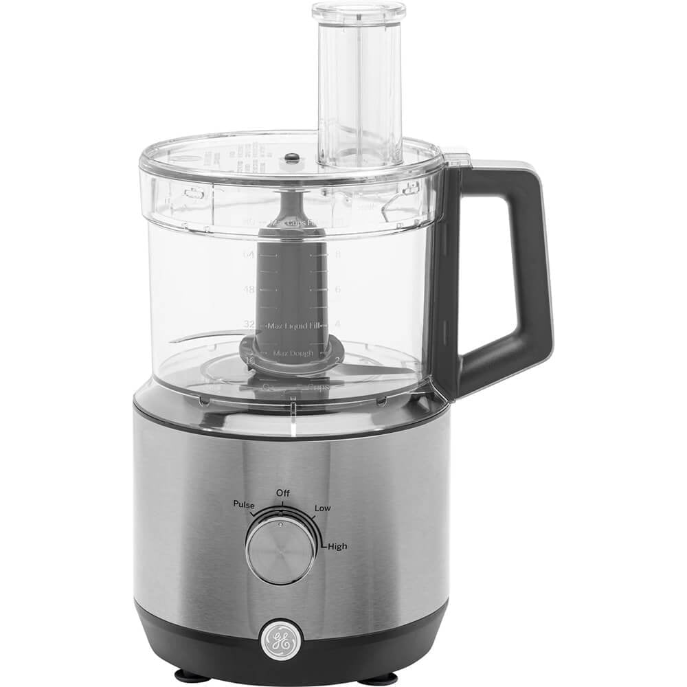 GE Appliances, Food Processor, 12-Cup, 550-Watt, Stainless Steel ...