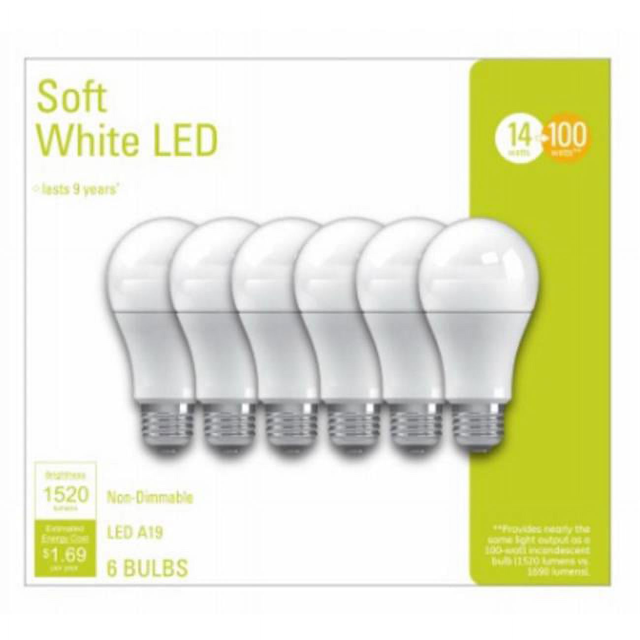 General Electric 93098309 14W A21 Medium General Purpose LED Light Bulb ...
