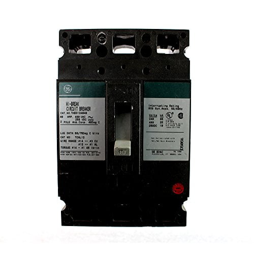 General Electric GE THED124040 2 Pole 40 Amp 480v Circuit Breaker THED ...