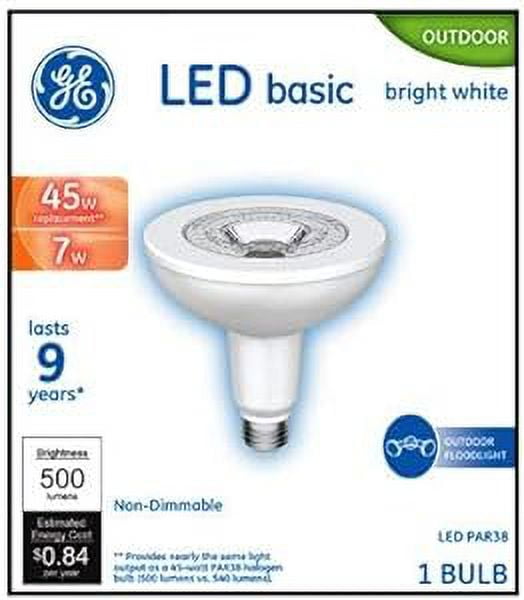 General Electric LED 7W (45W Equivalent) Bright Light Flood Light Bulb ...