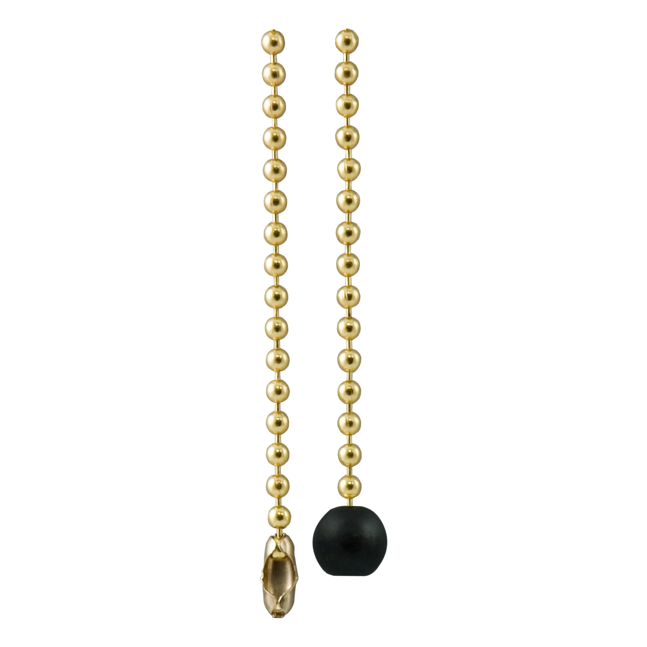 General Electric Pull Chain Extension with Wooden Ball, 3ft, Brass ...