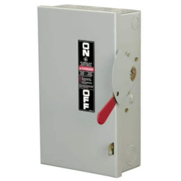 GE Energy TC10323R 100A Outdoor Double Pole Double Throw Safety Switch ...