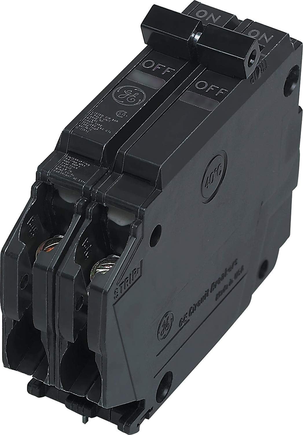 General Electric THQP215 Circuit Breaker, 2-Pole 15-Amp Thin Series ...