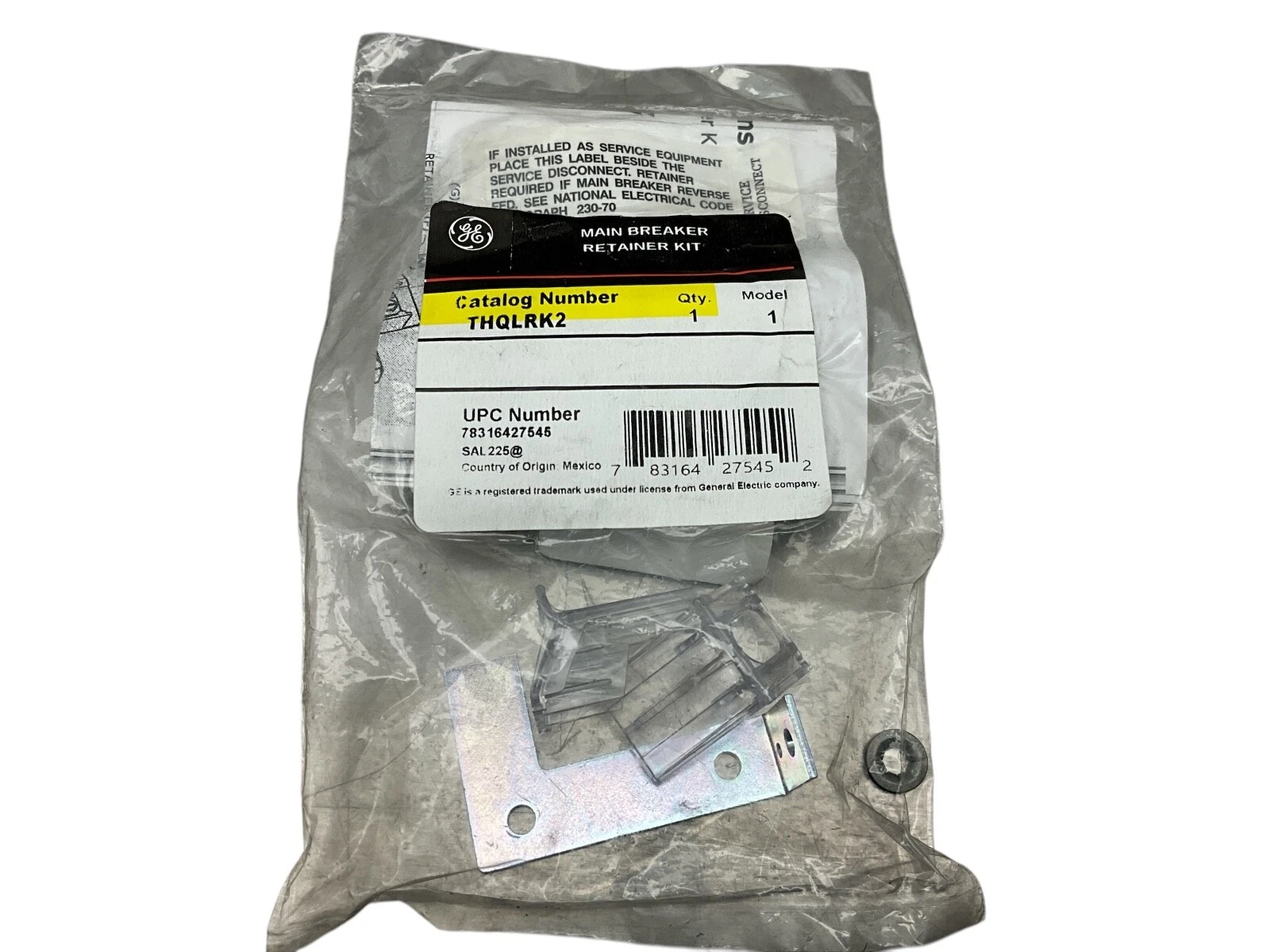 General Electric Thqlrk2 Main Breaker Retainer Kit - Walmart.com