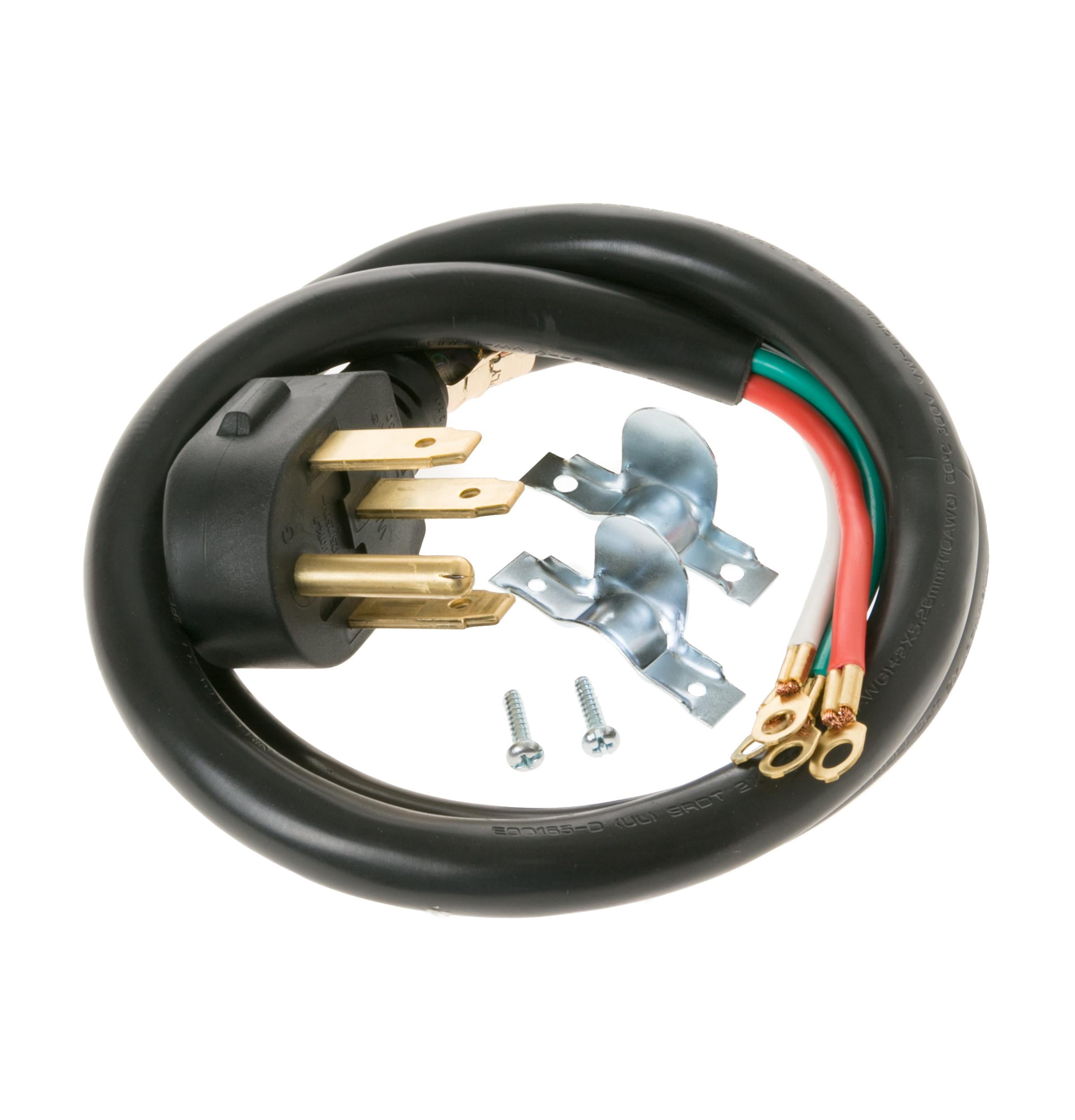 General Electric WX09X10035 4 Wire 40amp Range Cord, 4-Feet - Walmart.com