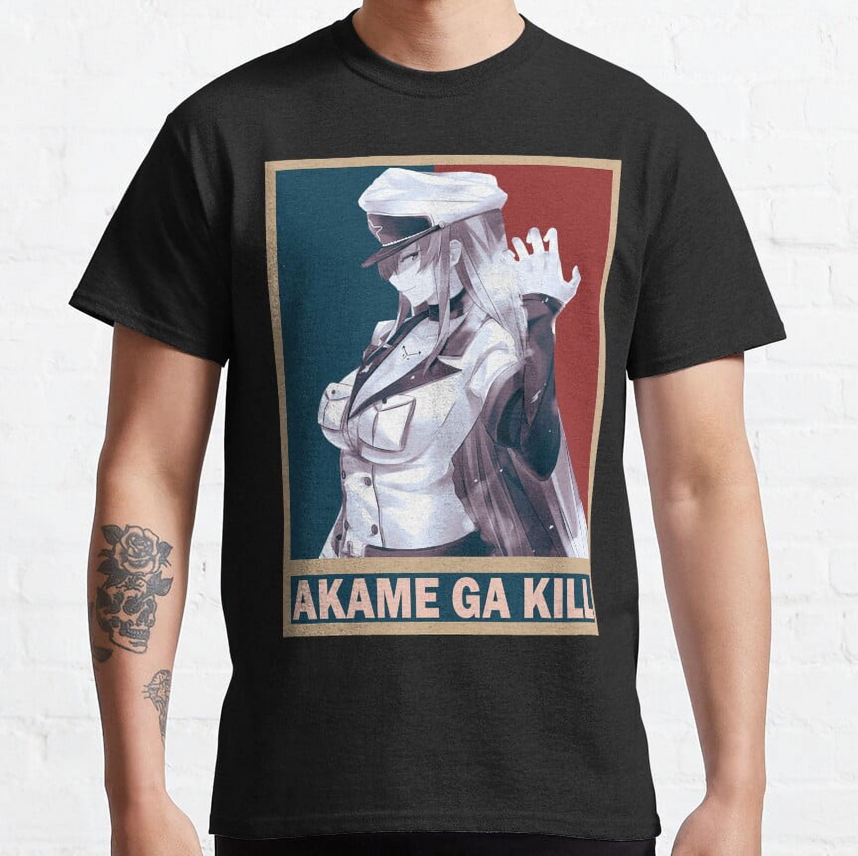 General Esdeath Akame ga Kill Akame ga Kiru Vintage Vector Anime Design ...