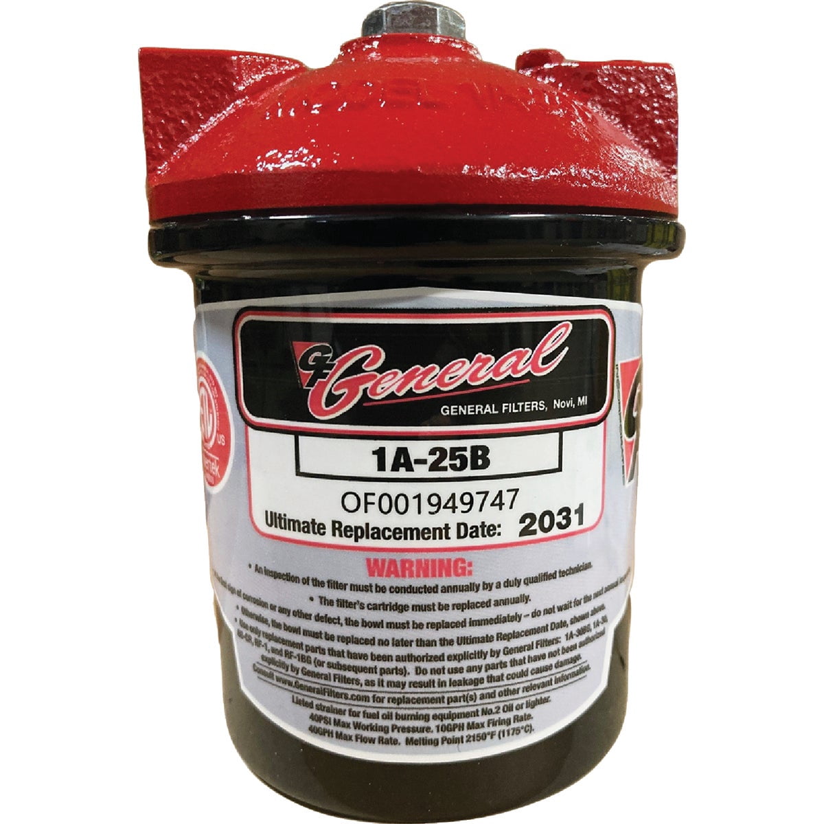 General Filters 1A-25B Fuel Oil Filter - Walmart.com