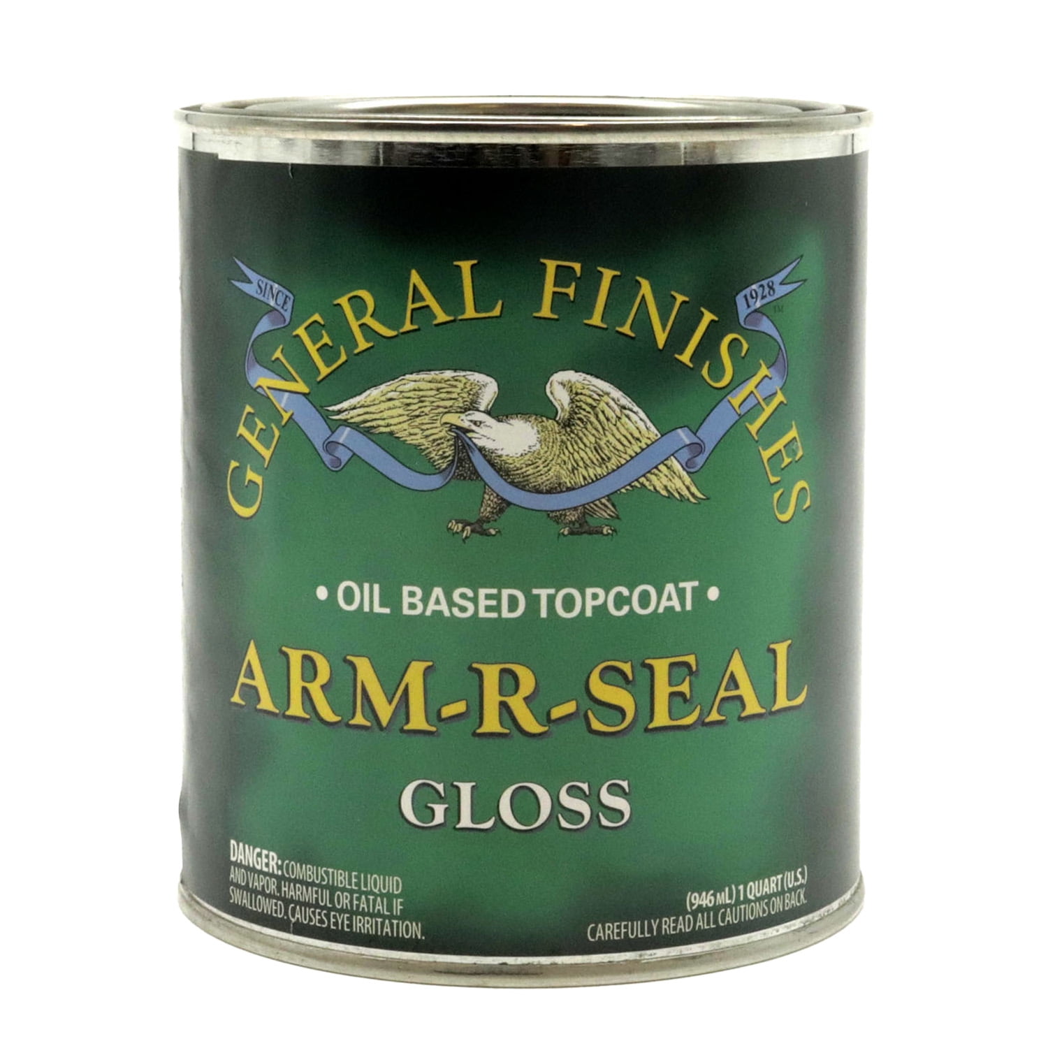 General Finishes Arm-R-Seal Oil Based Topcoat - 1 Quart - Gloss ...