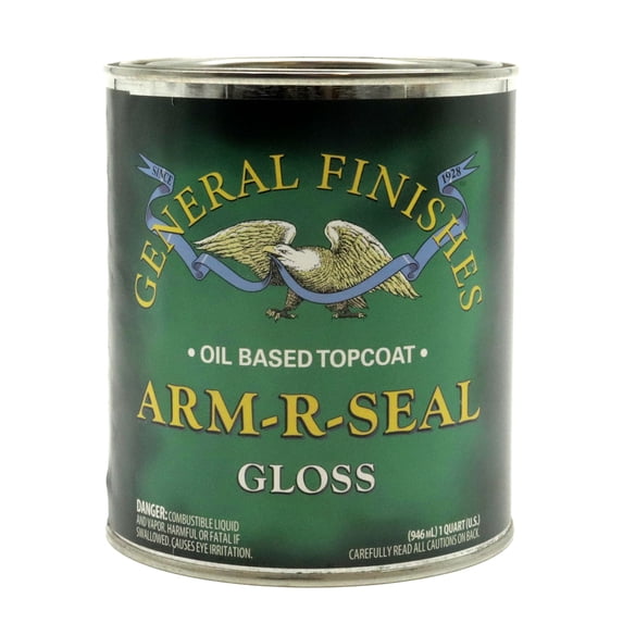 General Finishes Arm-R-Seal Oil Based Topcoat - 1 Quart - Gloss ...