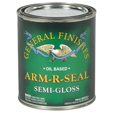 General Finishes Wood Urethane Sealer, Interior Based, ARM-R-SEAL Satin ...