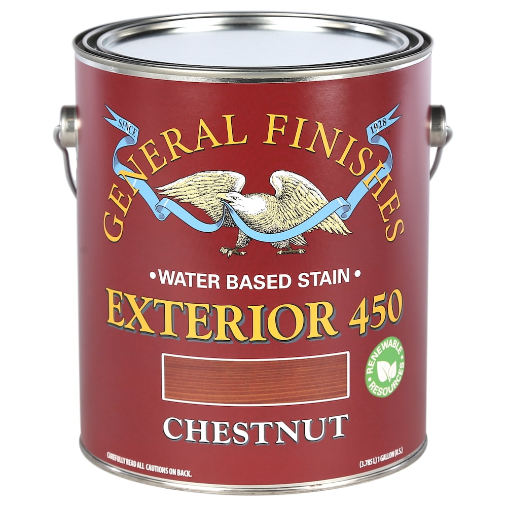 General Finishes Chestnut Exterior 450 Stain 1 Gallon GXCH - Walmart.com