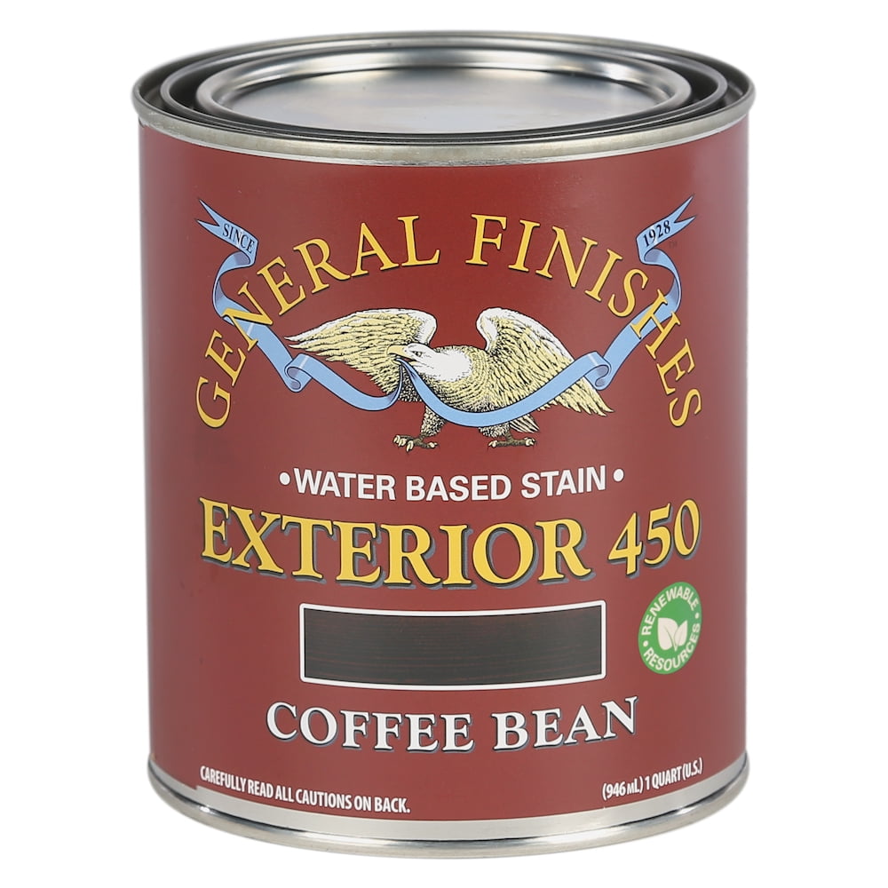 General Finishes Coffee Bean Exterior 450 Stain Quart QXCB - Walmart.com