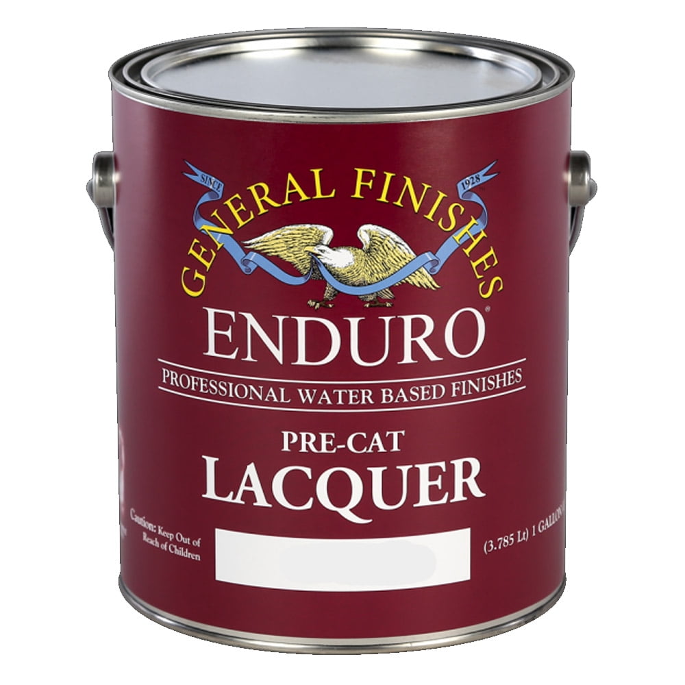 General Finishes, ENDURO Pre-Cat Lacquer, Semi-Gloss, Gallon - Walmart.com