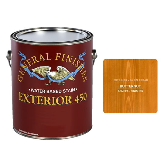 General Finishes, EXTERIOR 450 STAINS, Butternut, Quart - Walmart.com