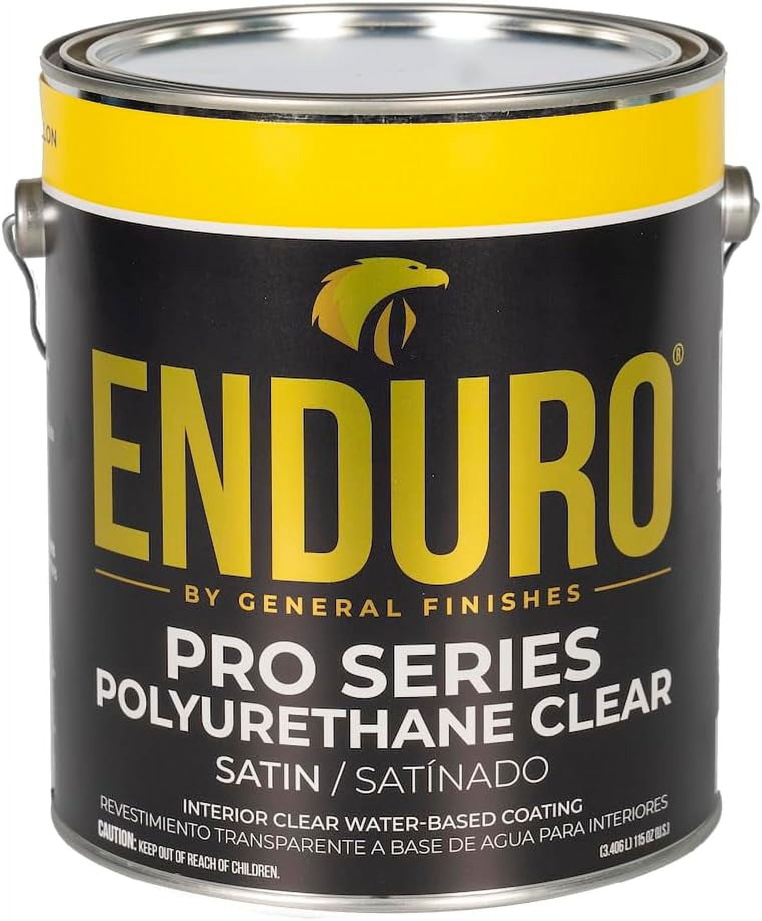 General Finishes Enduro Pro Series Clear Polyurethane, 1 Gallon, Satin ...