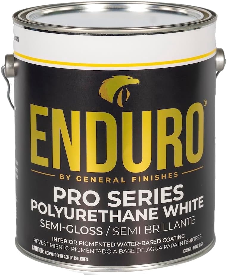 General Finishes Enduro Pro Series White Polyurethane, 1 Gallon, Semi ...