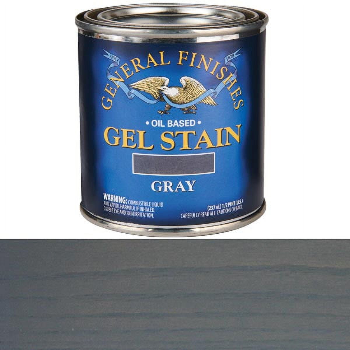 General Finishes Gray Gel Stain 1/2 Pint - Walmart.com