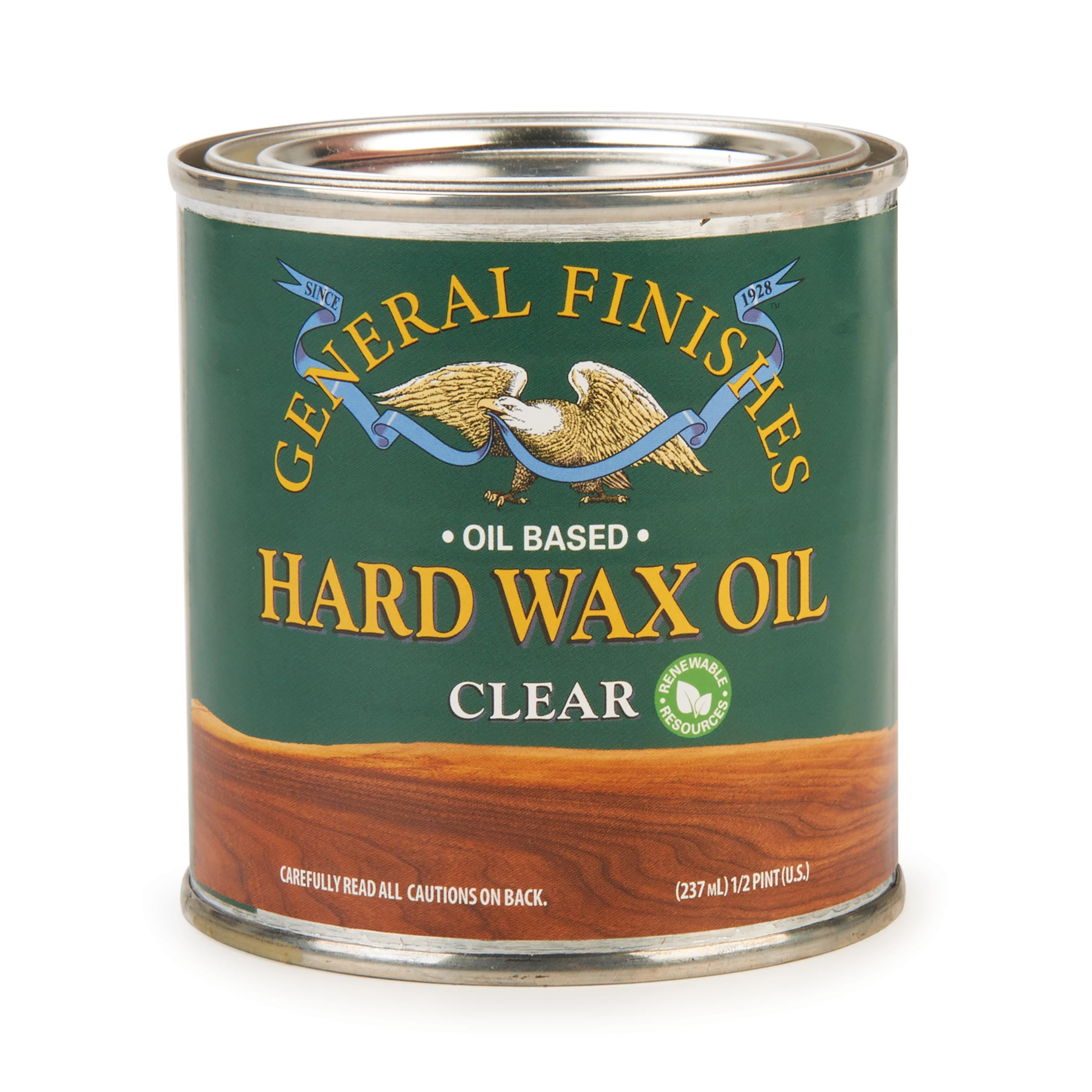 General Finishes Hard Wax Oil Clear 1/2 Pint - Walmart.com