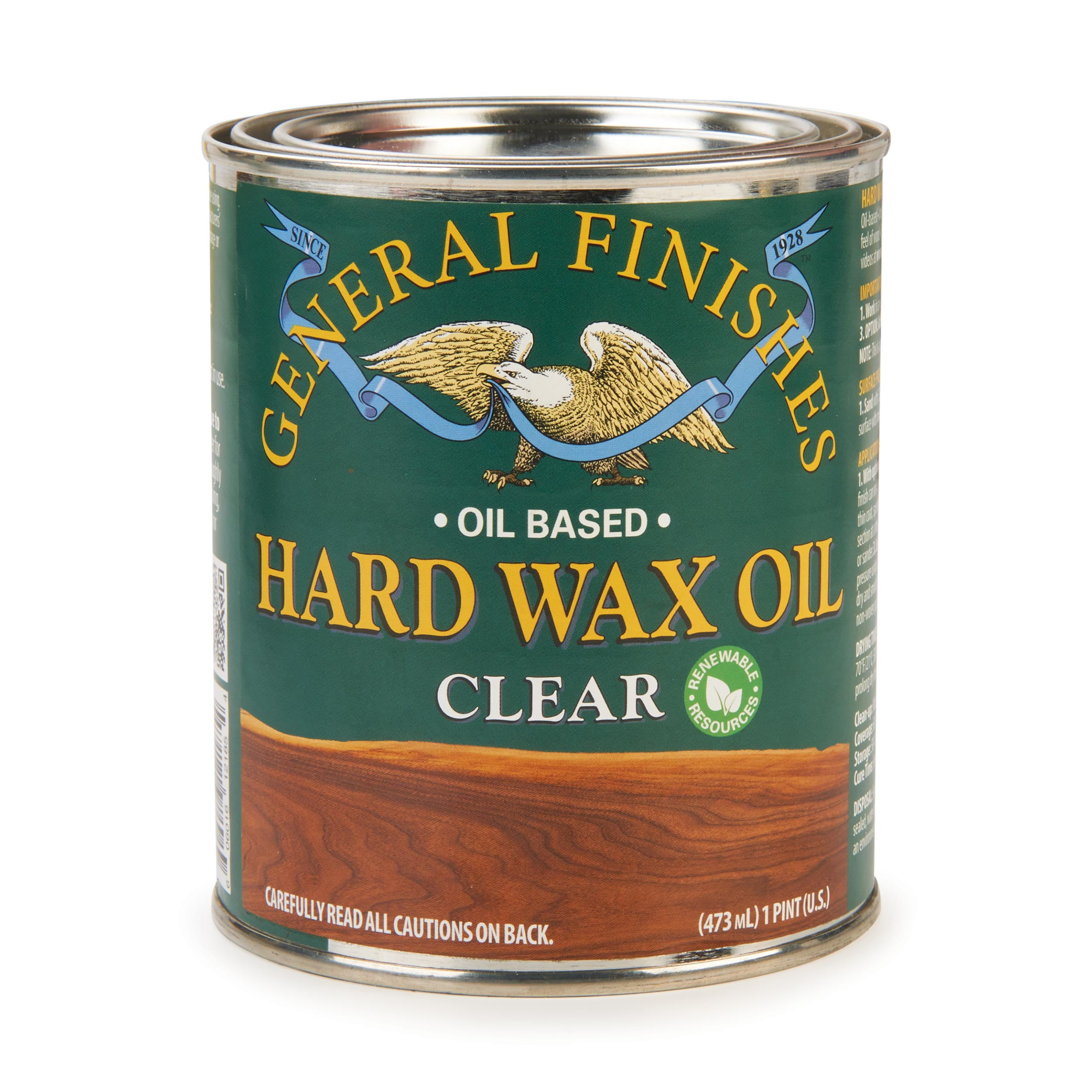 General Finishes Hard Wax Oil Clear Pint - Walmart.com