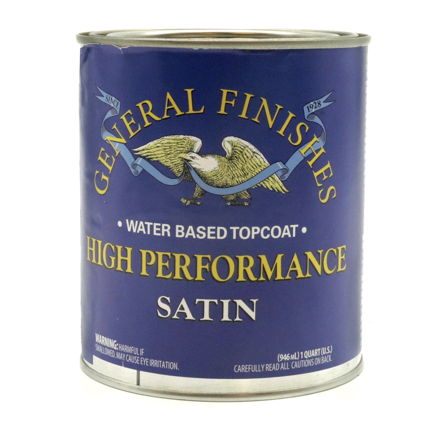 General Finishes High Performance Water Based Topcoat - 1 Quart - Satin ...