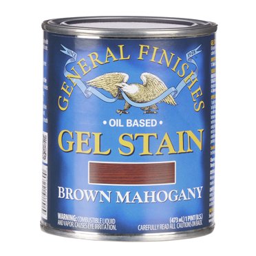 General Finishes Java Gel Stain, Pint - Walmart.com