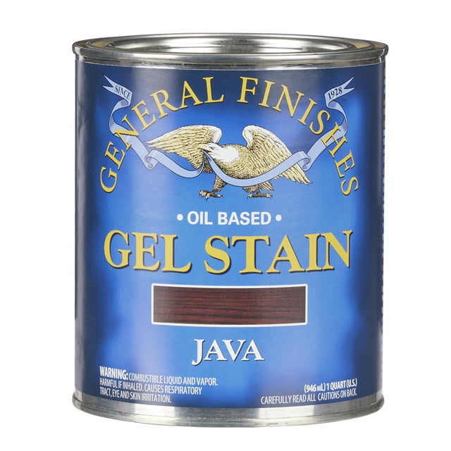 General Finishes Oil Based Gel Gel Stain - 1 Quart - Java - Walmart.com