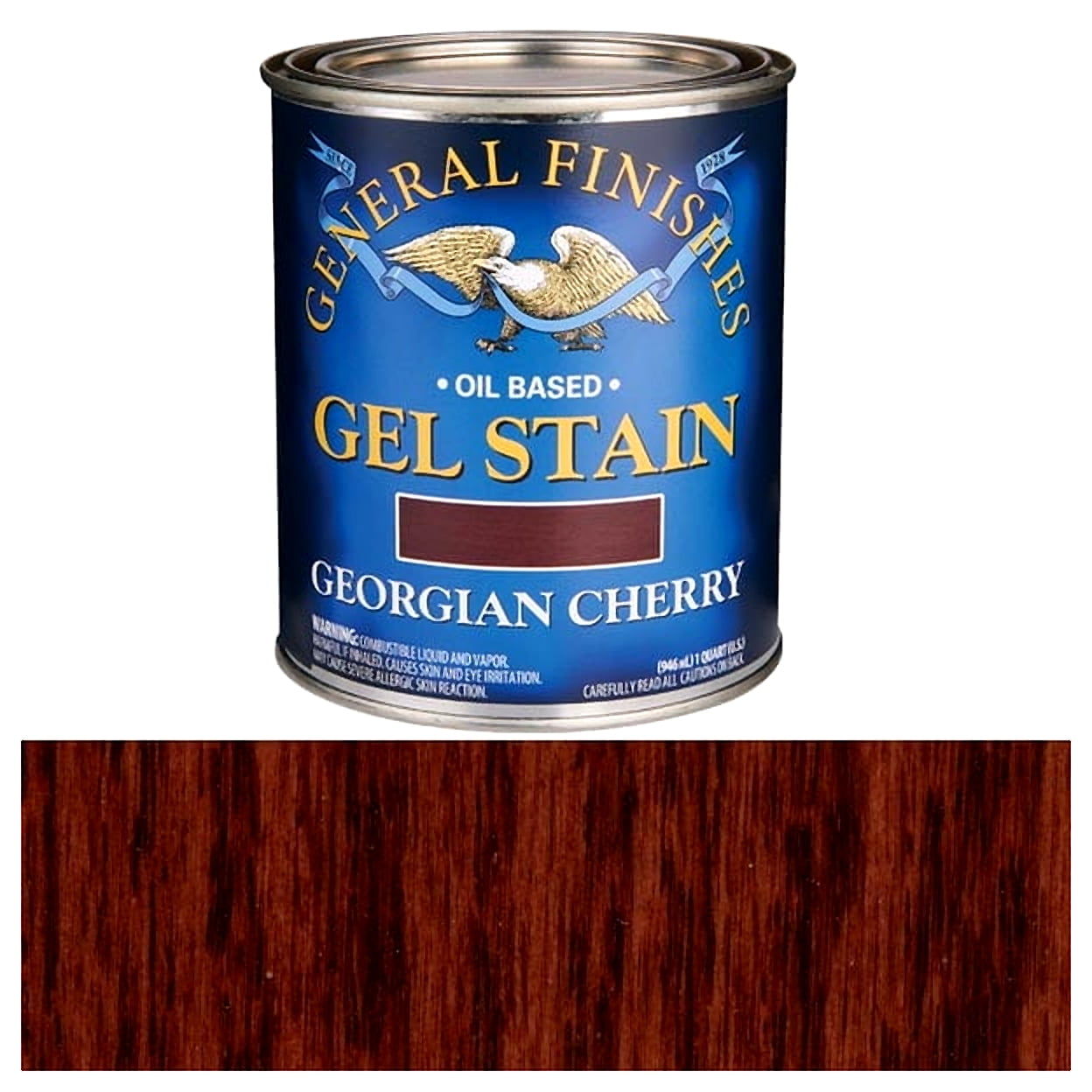 General Finishes Georgian Cherry Gel Stain, Quart, Oil-Based - Walmart.com