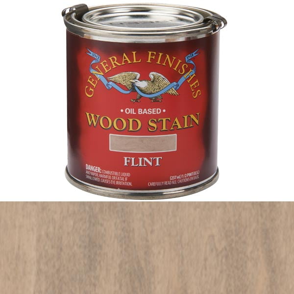 General Finishes Oil Stain – Flint - 1/2 Pint - Walmart.com