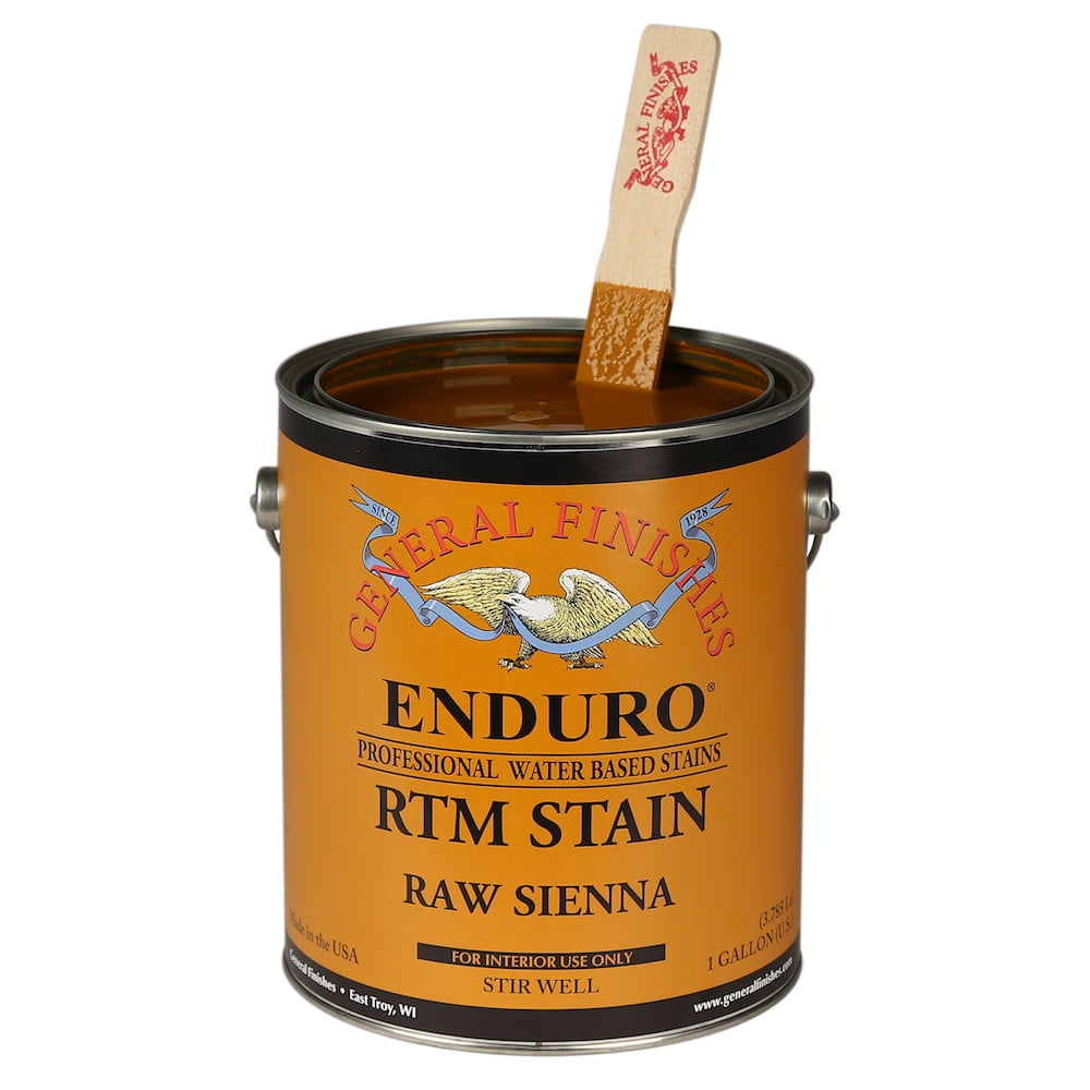General Finishes RTM Raw Sienna Stain, Gallon - Walmart.com