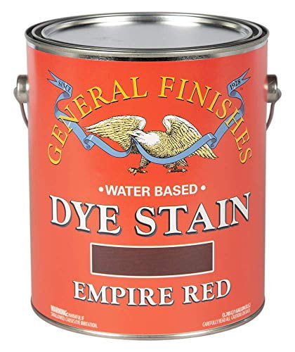 General Finishes Water Based Dye, 1 Gallon, Empire Red - Walmart.com