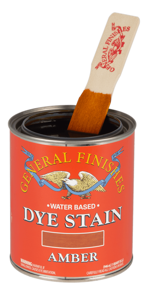 General Finishes, Water Based Dye, Amber, Pint - Walmart.com