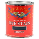 General Finishes, Water Based Dye, Ebony, Pint - Walmart.com