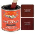 General Finishes, Water Based Wood Dye, Empire Red, Quart, Vibrant ...