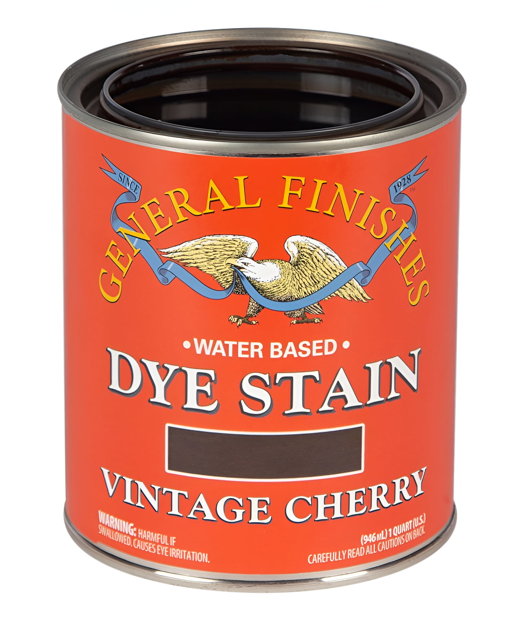 General Finishes Water Based Dye Stain for Walnut & Mahogany Wood ...