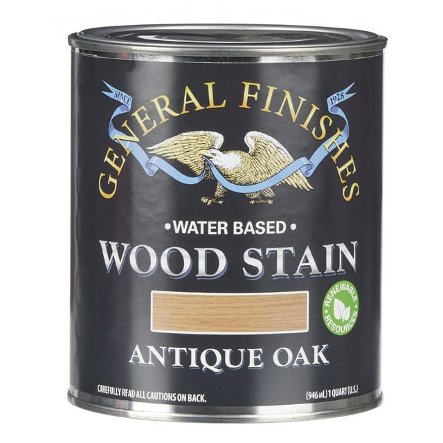 General Finishes Water Based Wood Antique Oak Stain, Pint - Walmart.com