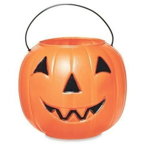 Jack O Lantern Plastic Bucket
