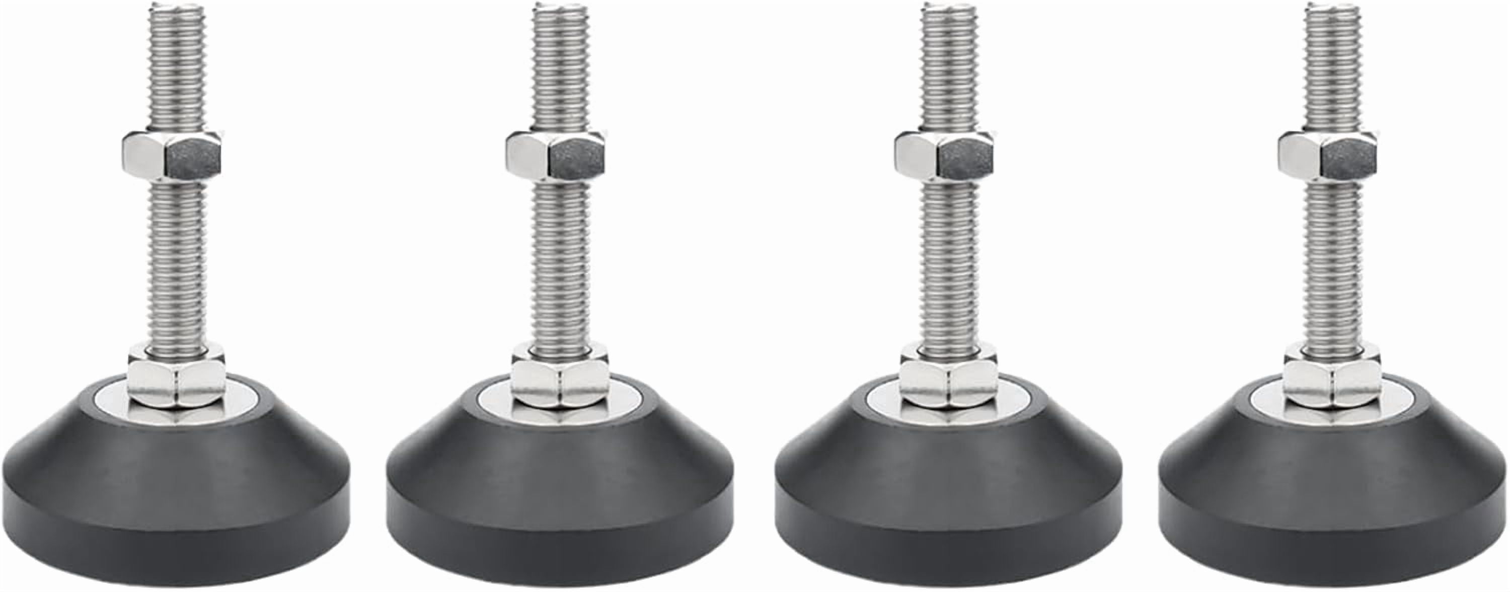 General Furniture Leveling Feet, 4 pcs M8 Heavy Duty Height Adjuster ...