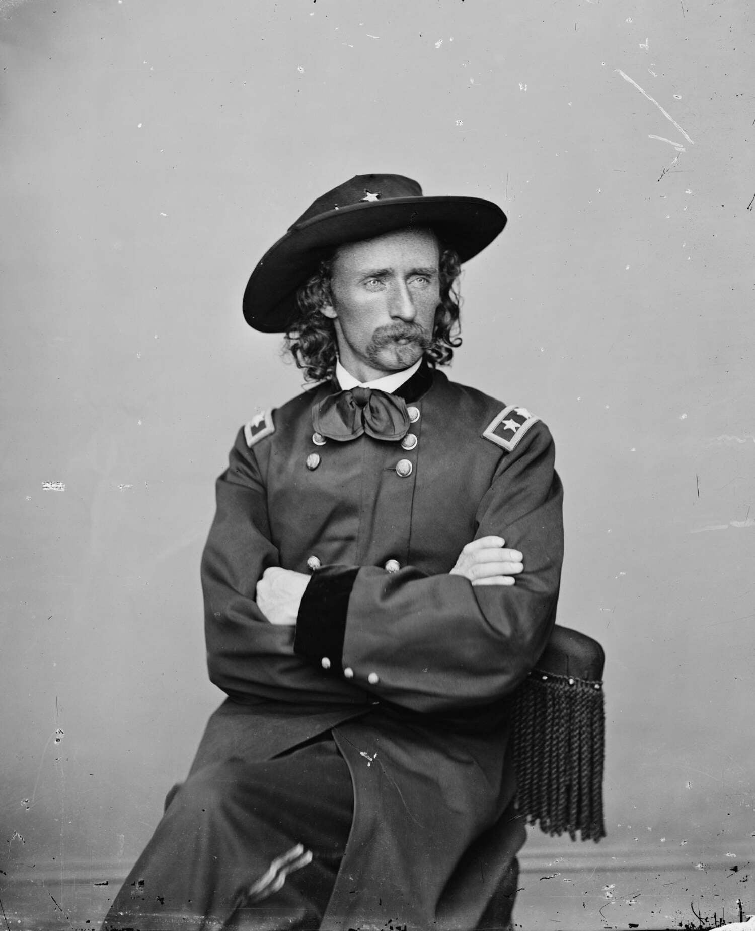 General George Custer Usa Civil War Glossy Poster Picture Photo Print ...
