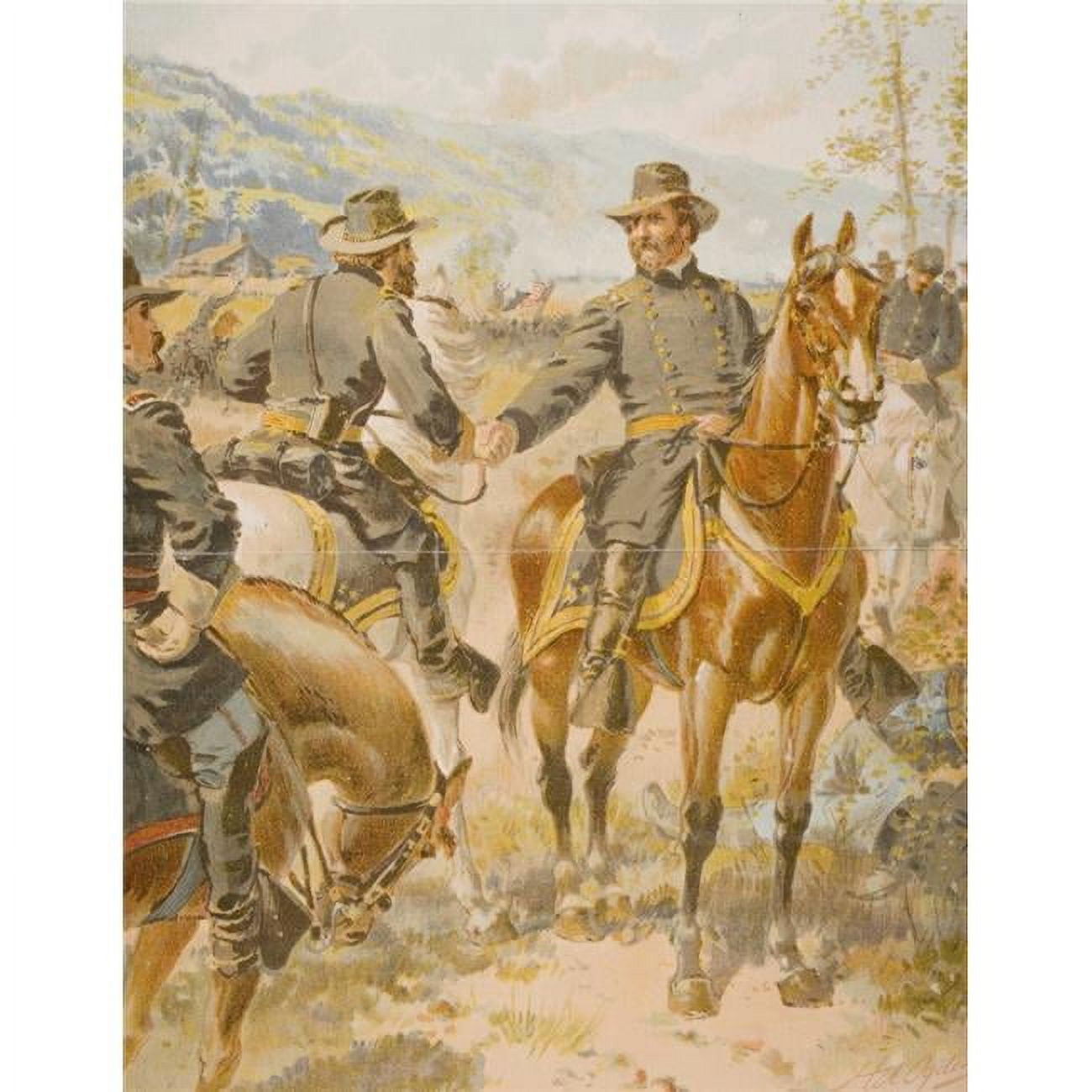 General George H. Thomas At The Battle of Chickamauga September 20 1863 ...