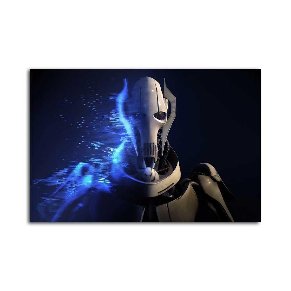 General Grievous Poster Canvas Wall Art Star Posters Wars Mural ...