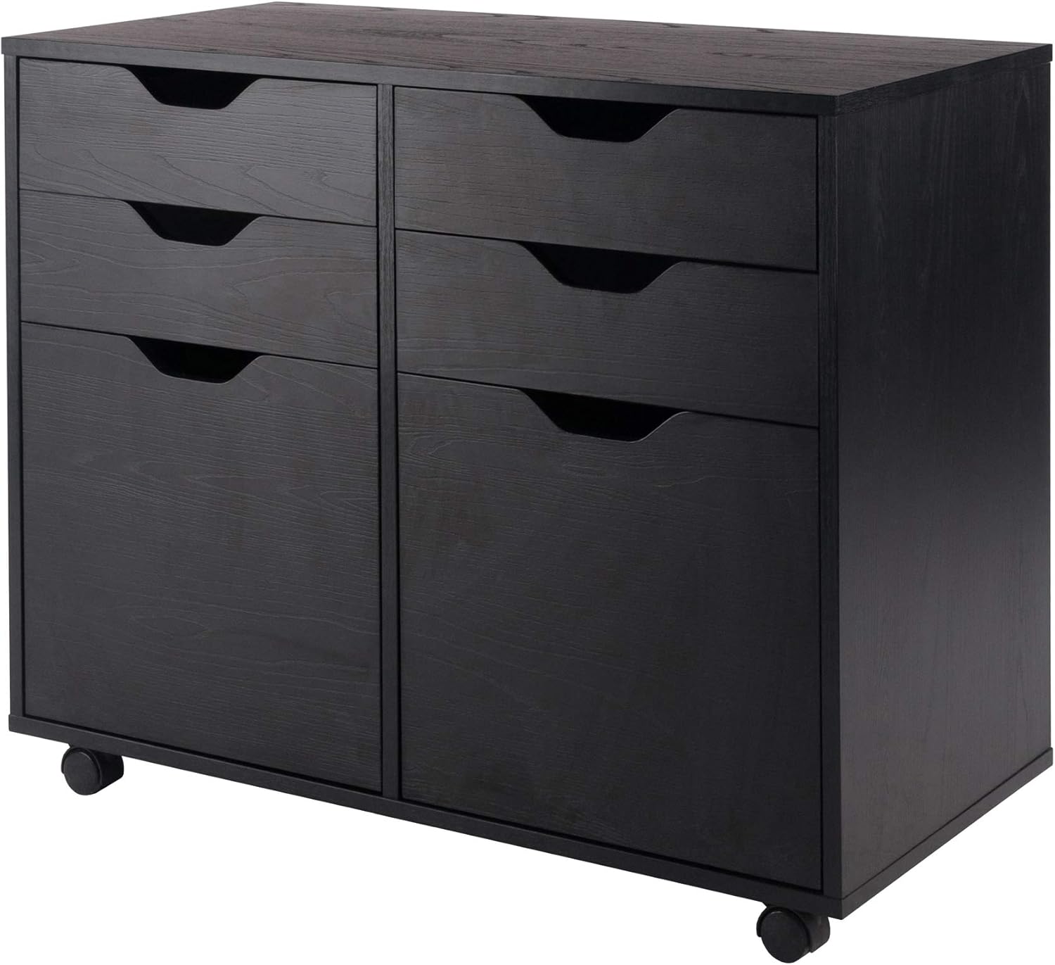 General Halifax Mobile Storage Cabinet with Doors & Drawers, Stylish ...