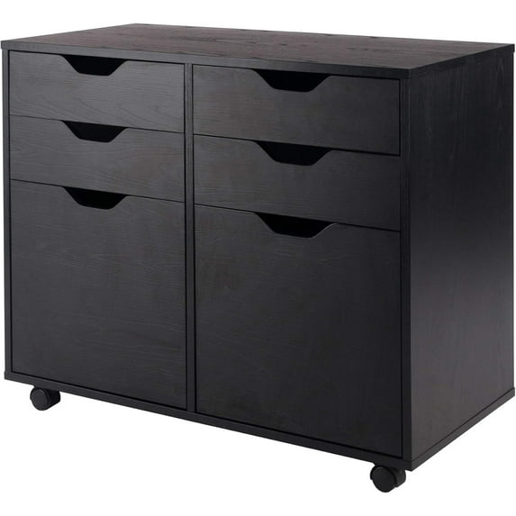 General Halifax Mobile Storage Cabinet with Doors & Drawers, Stylish ...